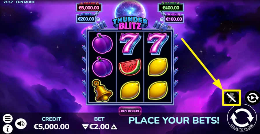 Thunder Blitz Slot Review, Bonuses & Free Play (95.51% RTP)