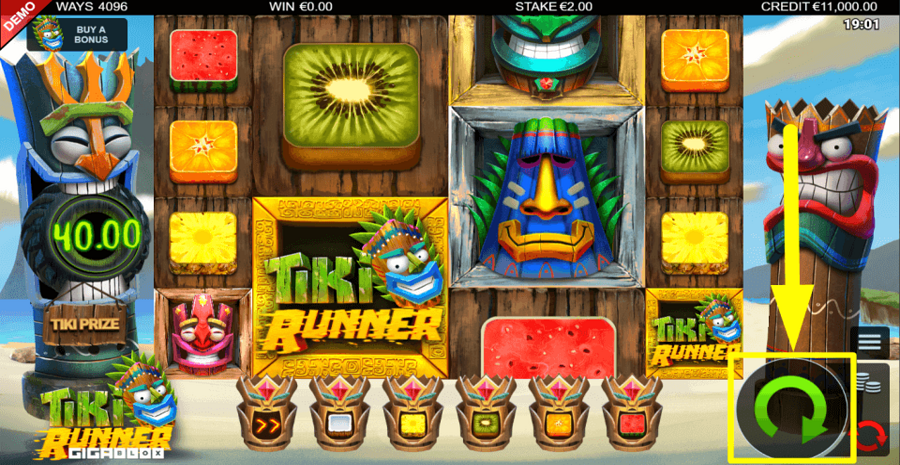 Tiki Runner GigaBlox Slot Bewertung, Demo & Boni (96% RTP)