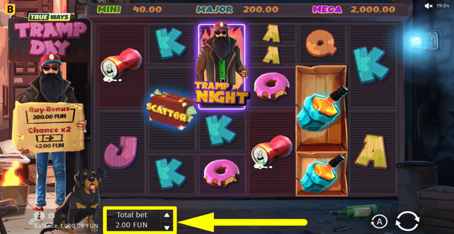 Tramp Day TRUEWAYS Slot Review, Bonuses & Free Play (96.7% RTP)