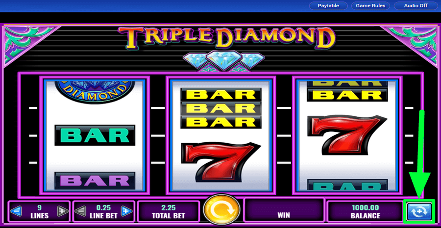 Triple Diamond Slot Review, Bonuses & Free Play (95.06% RTP)