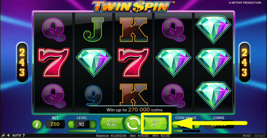 Twin Spin Slot Bewertung, Demo & Boni (96.56% RTP)