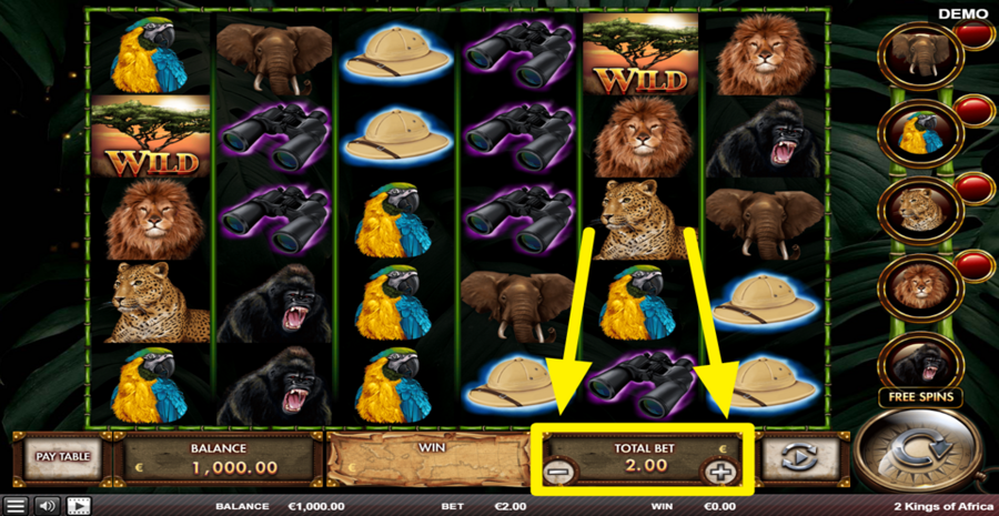 Two Kings of Africa Slot Bewertung, Demo & Boni (96% RTP)