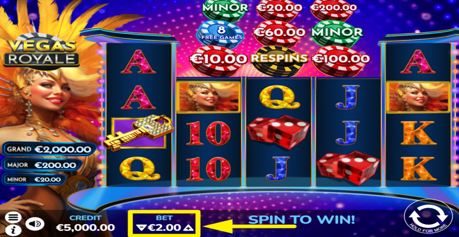 Vegas Royale Demo - Reseña y Juego Gratis (95.56% RTP)