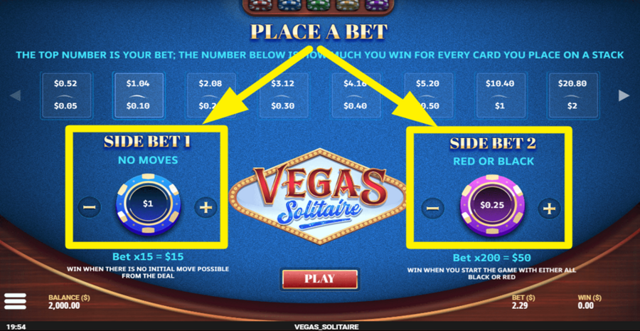 Vegas Solitaire Bewertung, Demo & Boni (96.8% RTP)