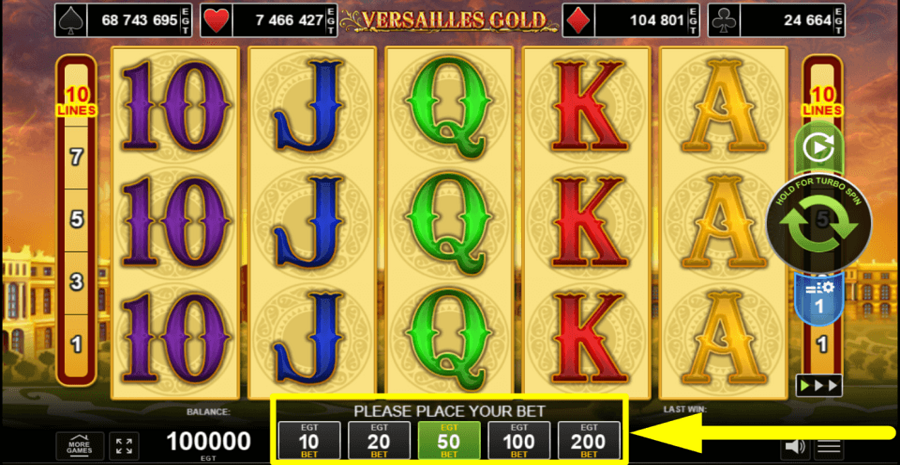 Versailles Gold Slot Review, Bonuses & Free Play (96.09% RTP)