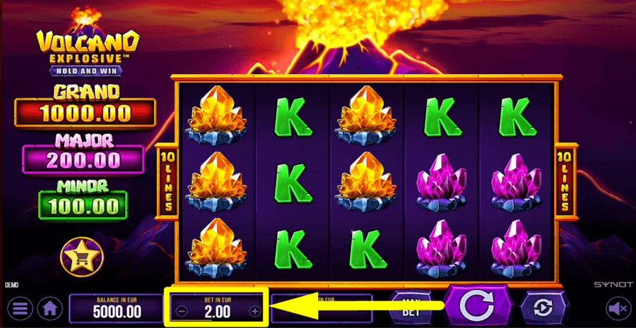 Volcano Explosive Slot Review, Bonuses & Free Play (96.05% RTP)