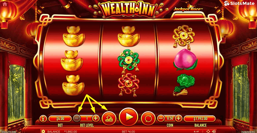 Wealth Inn Slot Review, Bonuses & Free Play (96.64% RTP)