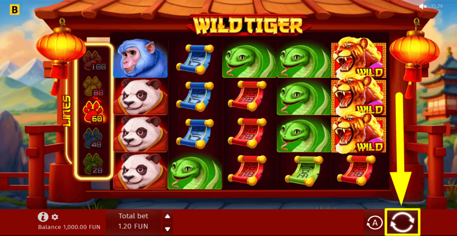 Wild Tiger Demo - Reseña y Juego Gratis (97.16% RTP)
