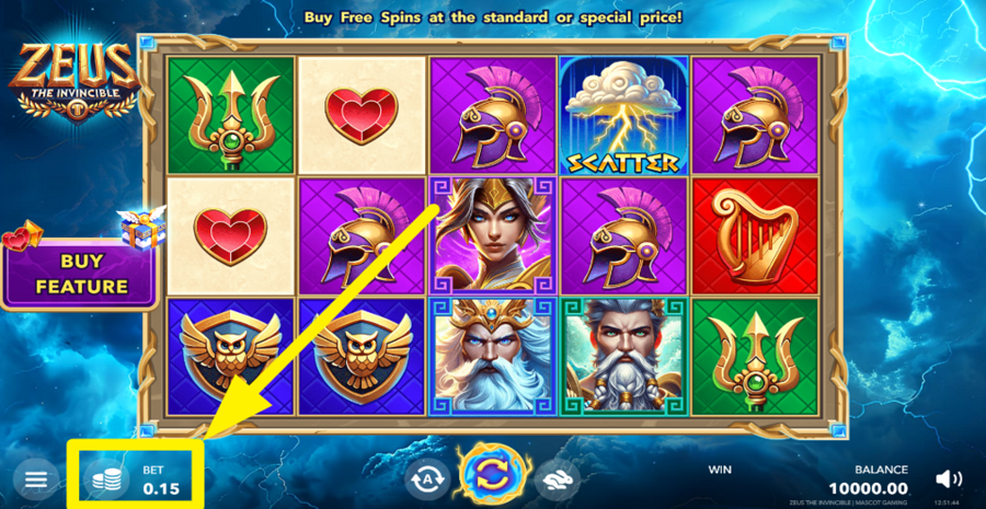 Zeus the Invincible Slot Bewertung, Demo & Boni (95% RTP)