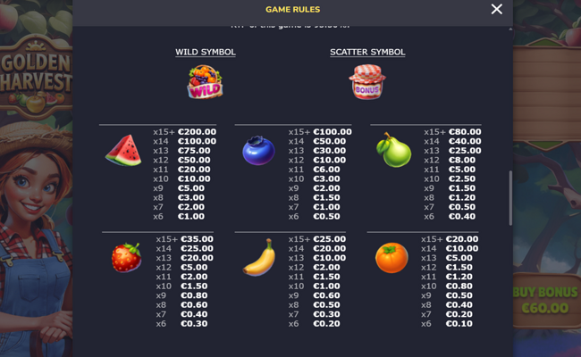 Atomic Slot Lab Golden Harvest Slot Bewertung, Demo & Boni (95.75% RTP)