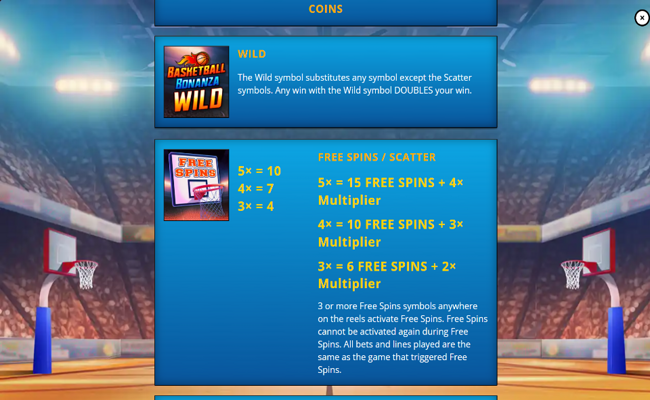Basketball Bonanza Slot Review, Bonuses & Free Play