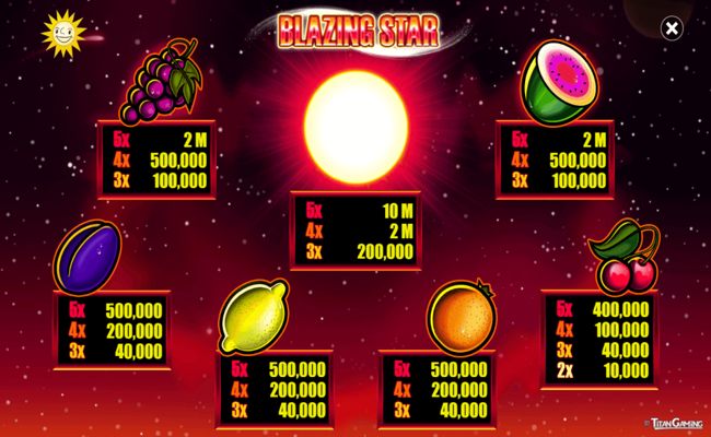 Blazing Star Demo - Reseña y Juego Gratis (96% RTP)