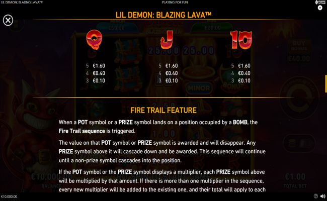 Lil Demon Blazing Lava Slot Review, Bonuses & Free Play (95.78% RTP)