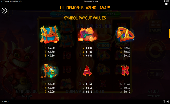 Lil Demon Blazing Lava Slot Review, Bonuses & Free Play (95.78% RTP)