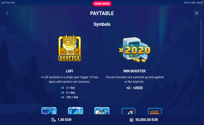 Lofi The Yeti Slot Bewertung, Demo & Boni (96.16% RTP)