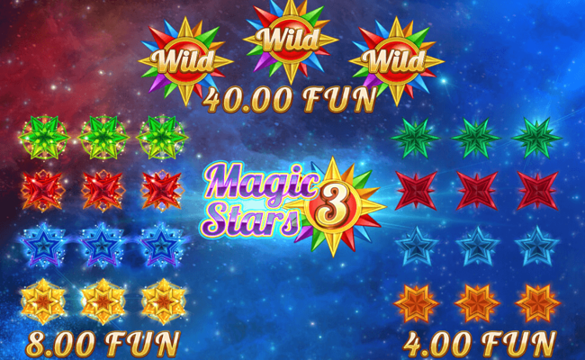 Magic Stars 3 Slot Bewertung, Demo & Boni (96.53% RTP)
