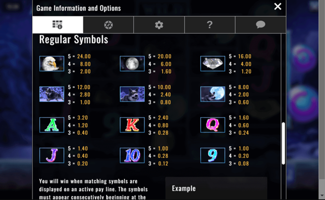 Mythic Wolf Sacred Moon Slot Bewertung, Demo & Boni (94.91% RTP)