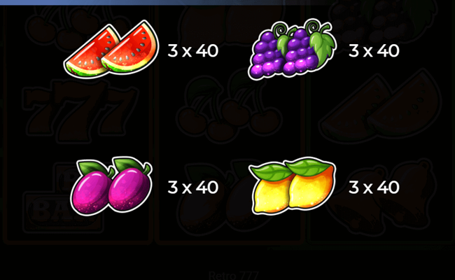 Retro 777 Slot Bewertung, Demo & Boni (96.1% RTP)