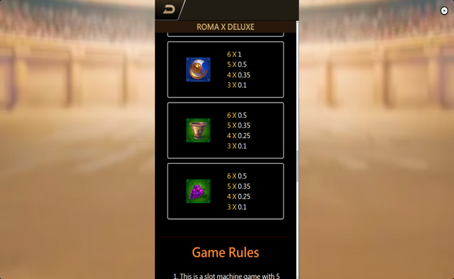 Roma X Deluxe Review (97% RTP)