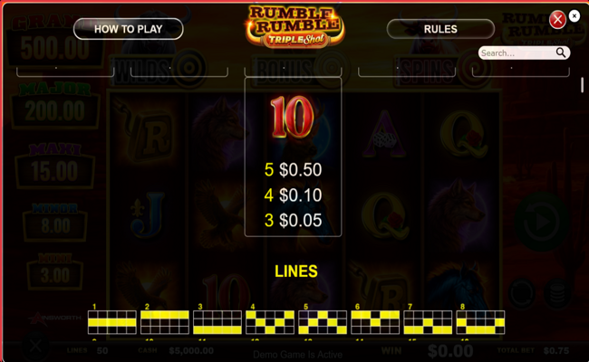 Rumble Rumble Triple Shot Slot Review, Bonuses & Free Play (94.39% RTP)