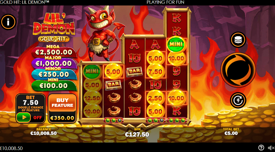Gold Hit Lil Demon Slot Review, Bonuses & Free Play (95.71% RTP)