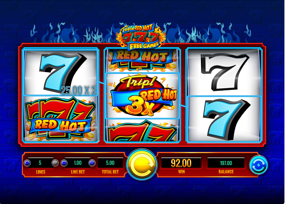 Triple Red Hot 777 Slot Bewertung, Demo & Boni (94.91% RTP)