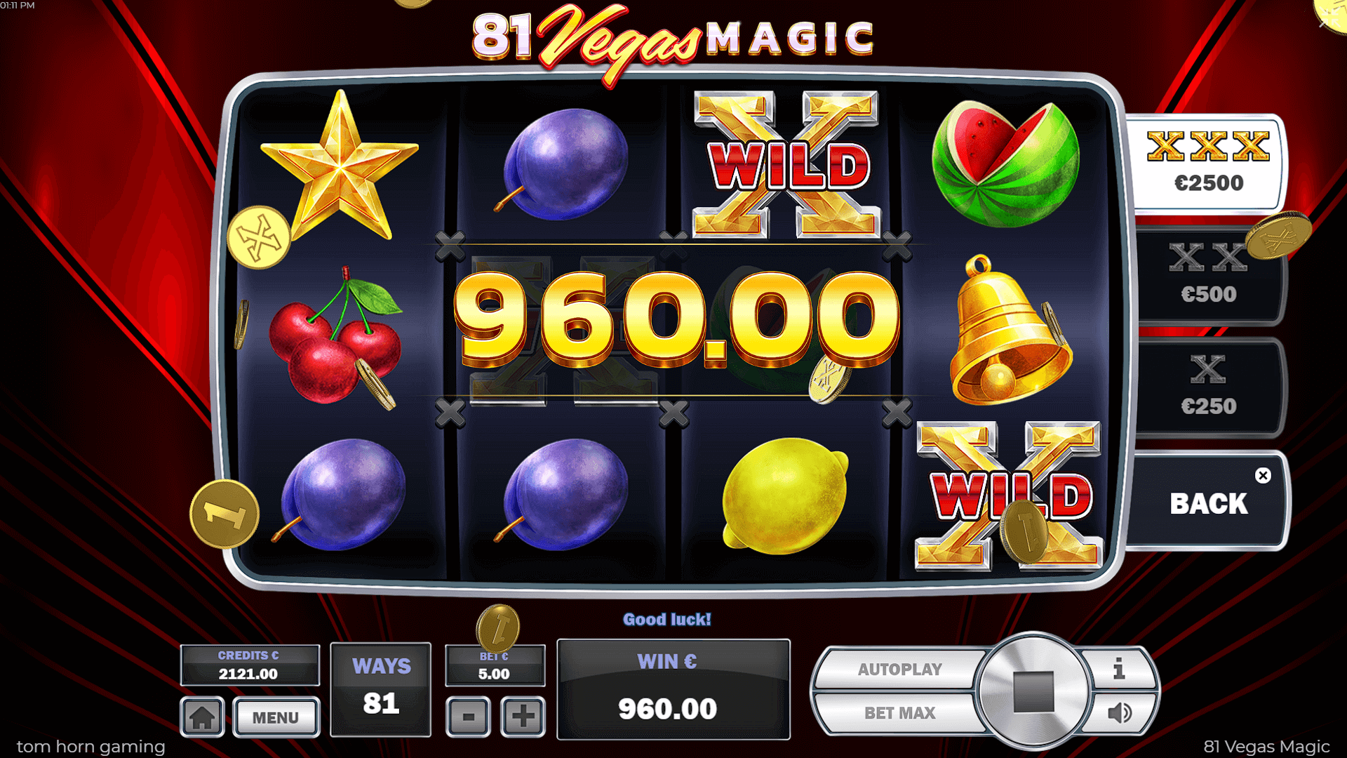 81 Vegas Magic by Tom Horn - Game of the Month July 2023 | SlotsMate.com