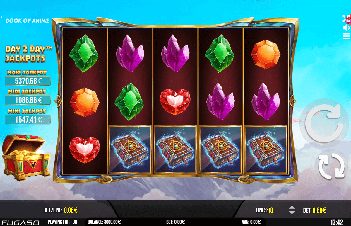 Book of Anime Slot Review, Bonuses & Free Play (97% RTP)