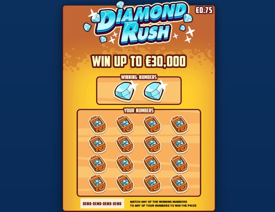 Diamond Rush Review, Bonuses & Free Play (59.21% RTP)