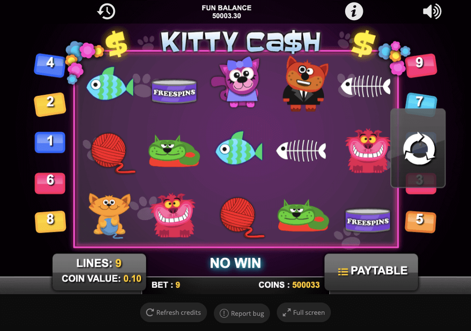 Kitty Cash Slot Review, Bonuses & Free Play (97.86% RTP)