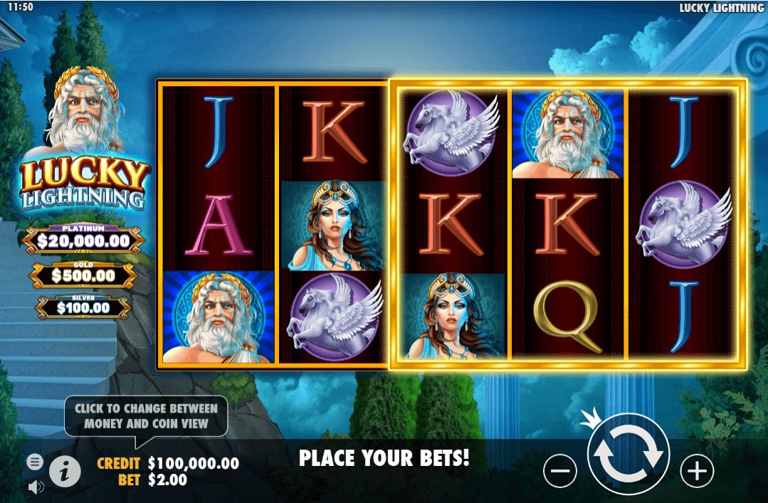 Lucky Lightning Slot Review, Bonuses & Free Play (96.45% RTP)