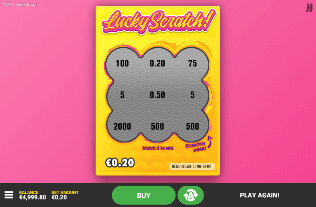 Lucky Scratch Hacksaw Gaming Review Bonuses And Free Play 85 44 Rtp