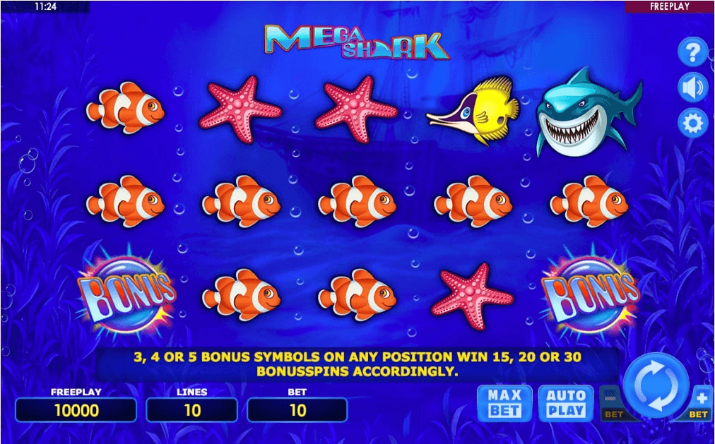 Mega Shark Slot Review, Bonuses & Free Play