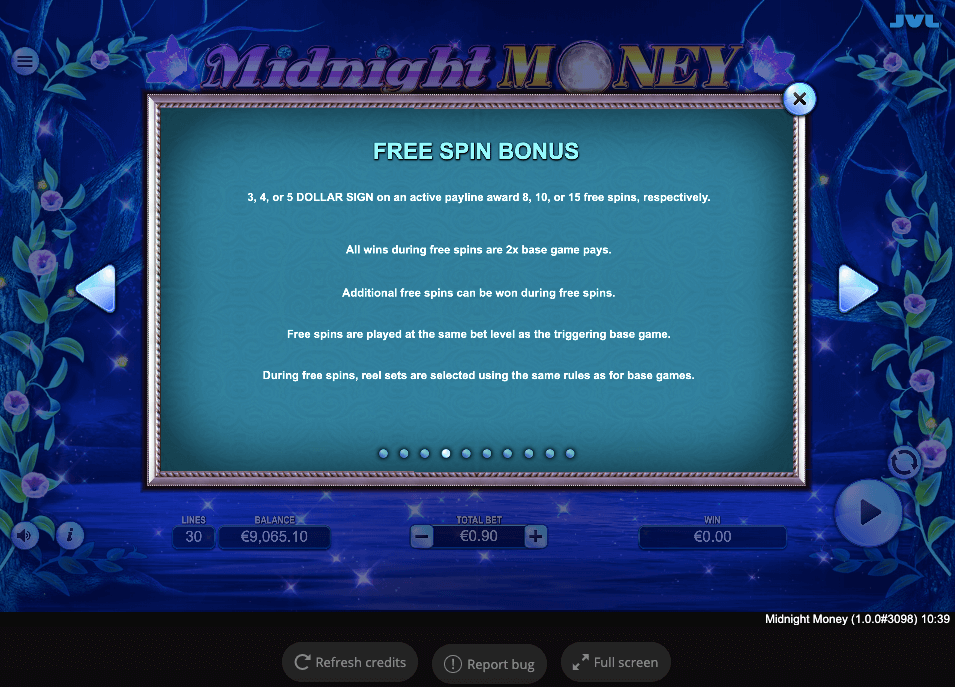 Midnight Money Slot Review, Bonuses & Free Play (96.03% RTP)