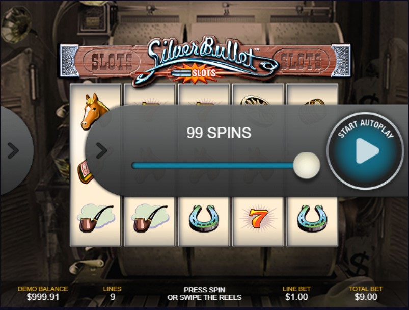 Silver Bullet Slot Review, Bonuses & Free Play (96.8% RTP)