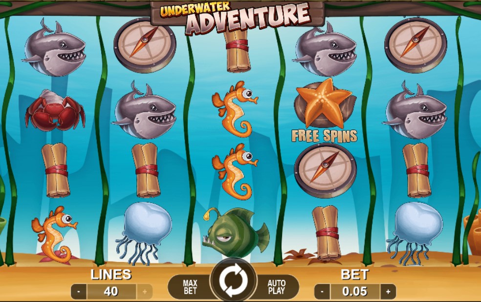 Underwater Adventure Slot Review, Bonuses & Free Play (94% RTP)