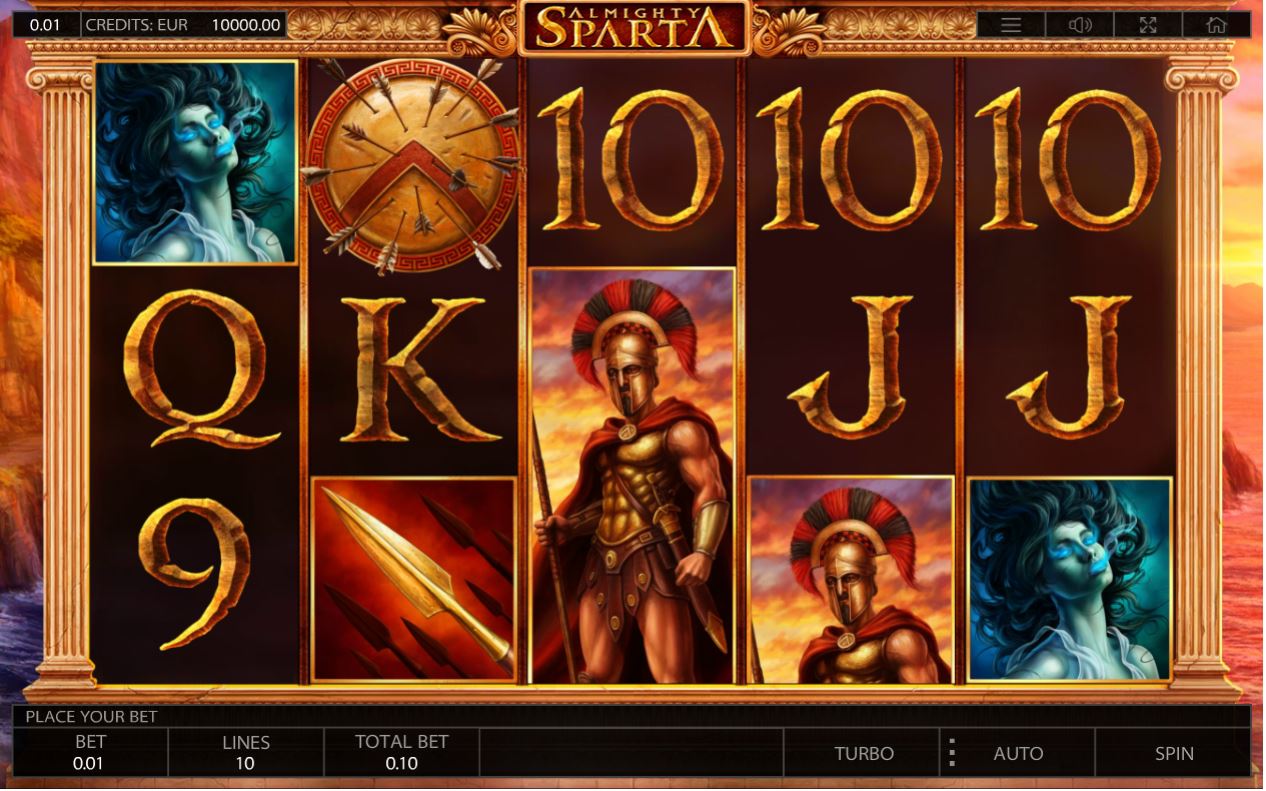 Almighty Sparta Slot Review, Bonuses & Free Play (96.09% RTP)