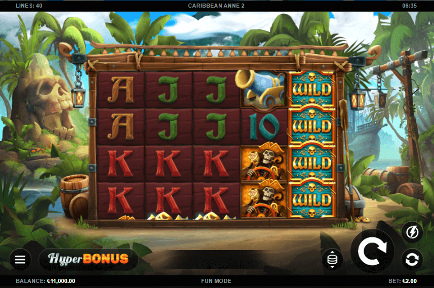 Caribbean Anne 2 Slot Review, Bonuses & Free Play (97.16% RTP)