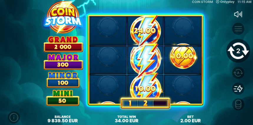 Coin Storm by Onlyplay - Game of the Month January 2026 | SlotsMate.com