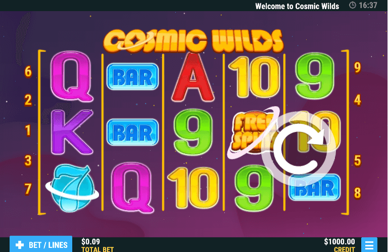 Cosmic Wilds Slot Review, Bonuses & Free Play (94.06% RTP)