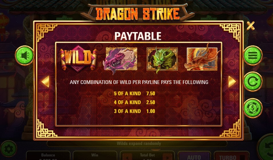Dragon Strike Slot Review, Bonuses & Free Play (95.11% RTP)