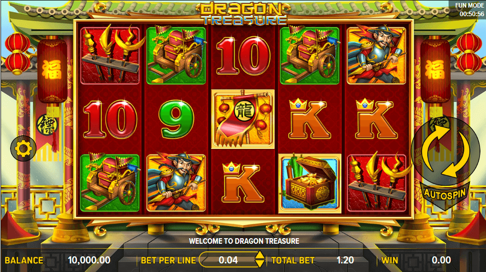 Dragon Treasure Slot Review, Bonuses & Free Play (94.02% RTP)