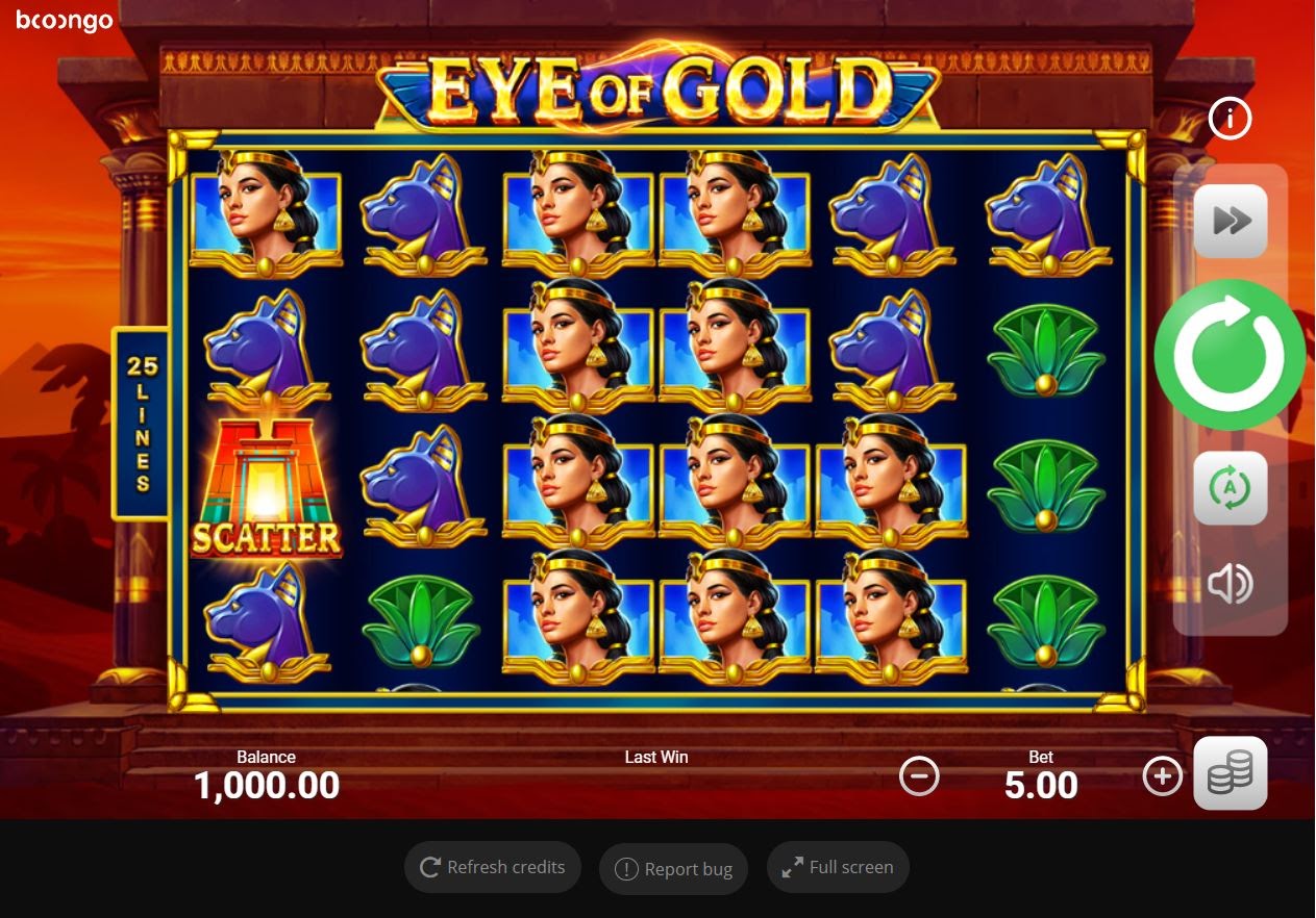 Eye of gold Slot Review, Bonuses & Free Play (95.69% RTP)