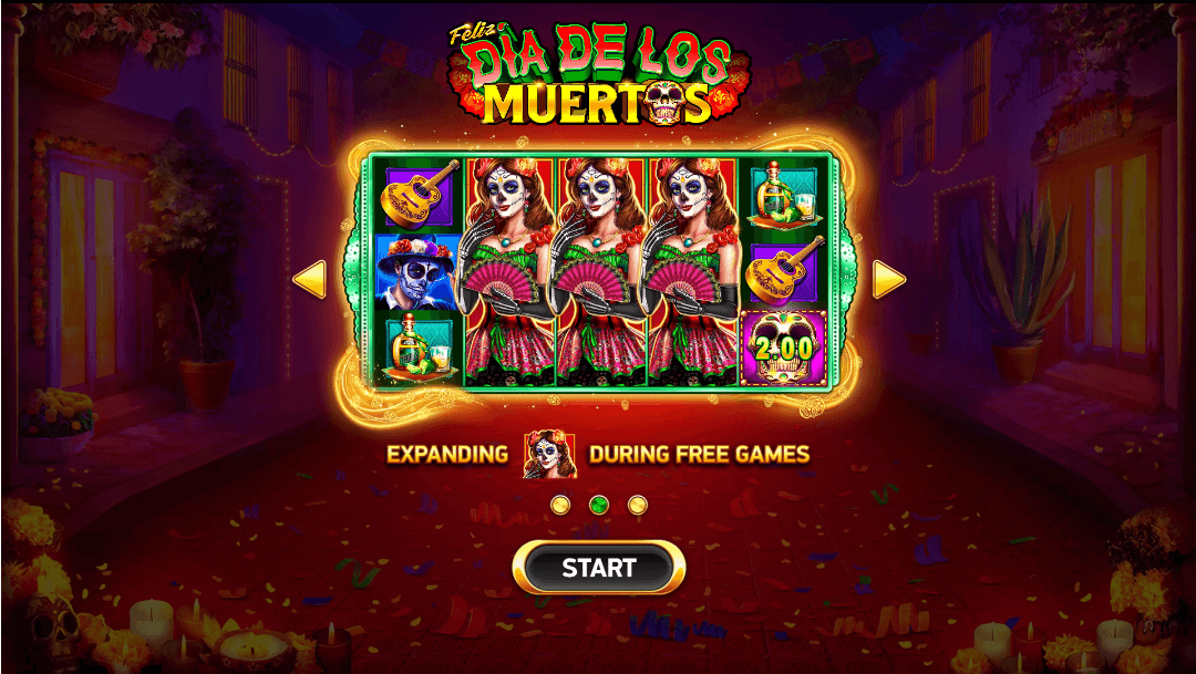 Feliz Dia de los Muertos Slot Review, Bonuses & Free Play (96.88% RTP)