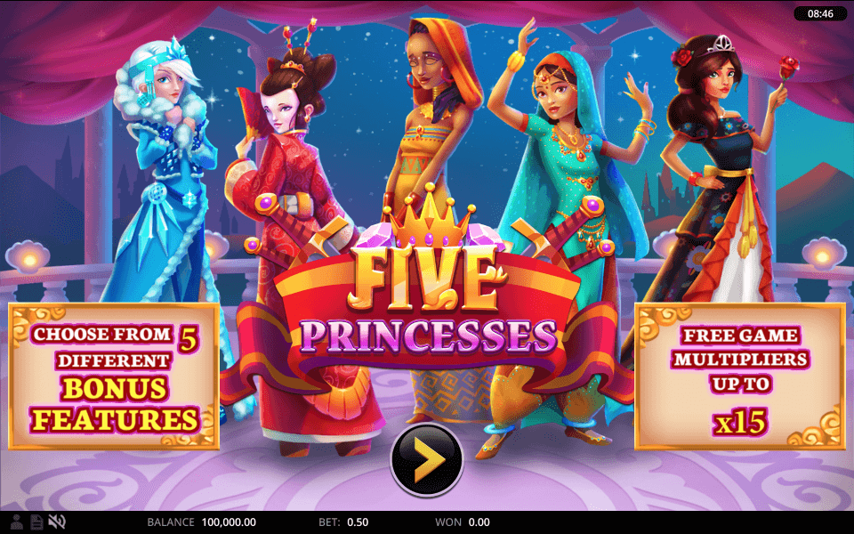 Five Princesses Review (95.49% RTP)