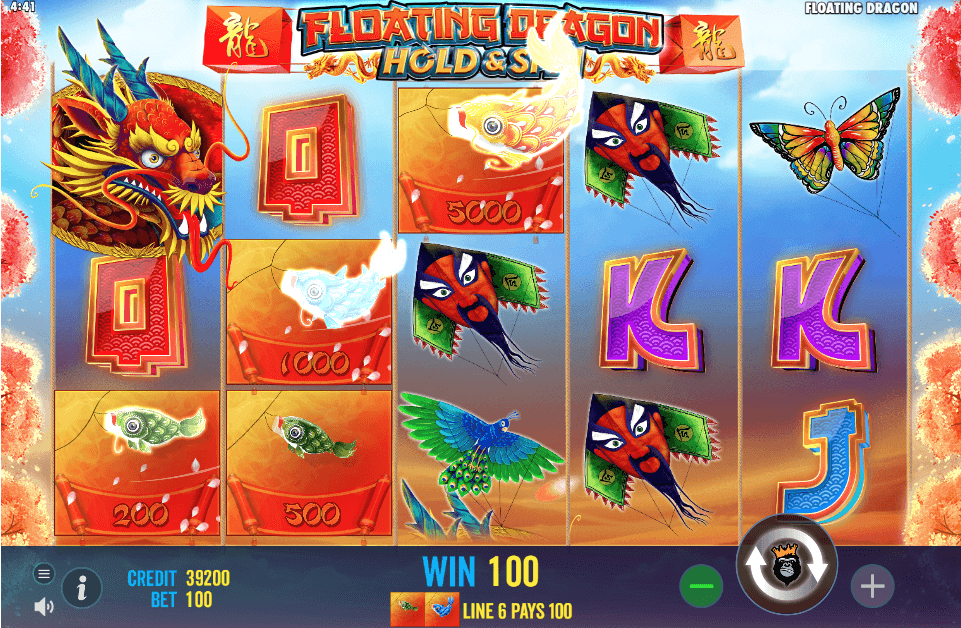 Floating Dragon Hold and Spin Slot Review, Bonuses & Free Play (96.71% RTP)