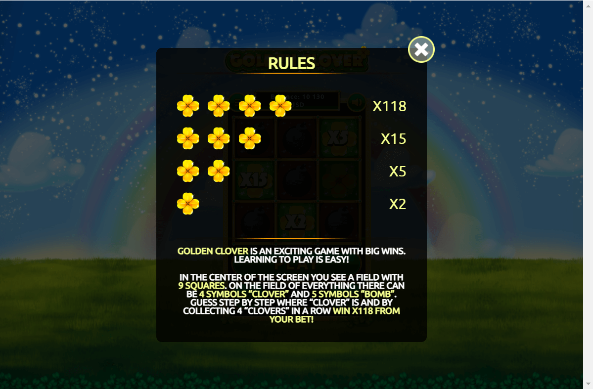 Golden Clover Review, Bonuses & Free Play (96.2% RTP)