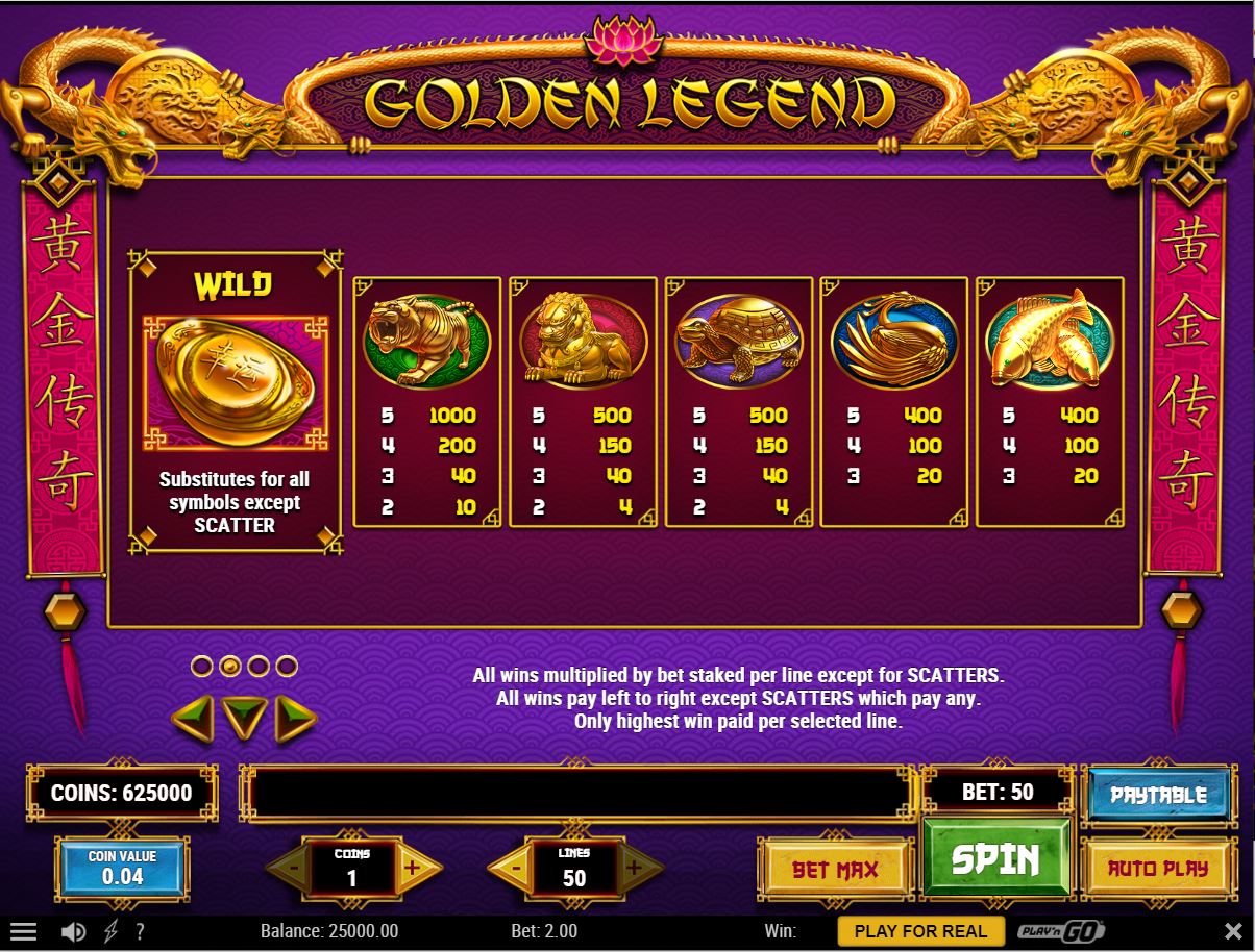 Golden Legend Slot Review, Bonuses & Free Play (96.5% RTP)