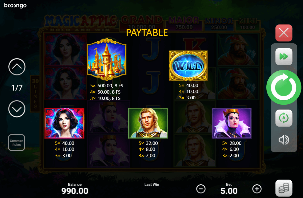 Magic Apple Slot Review, Bonuses & Free Play (96% RTP)