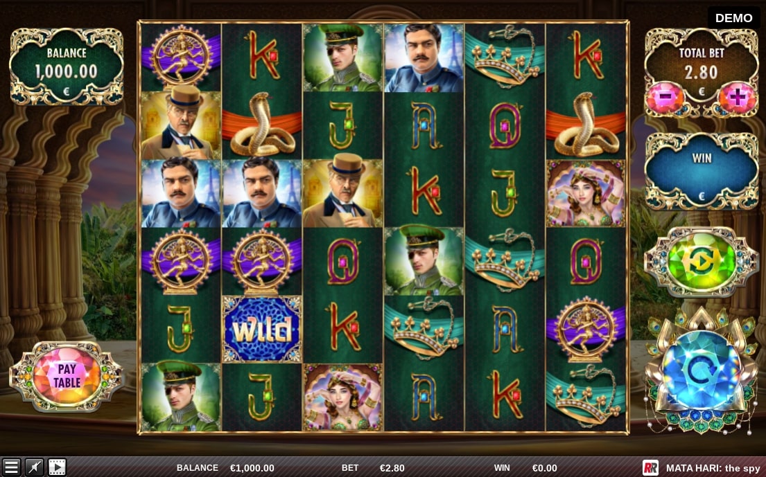 Mata Hari The Spy Slot Review, Bonuses & Free Play (95.4% RTP)